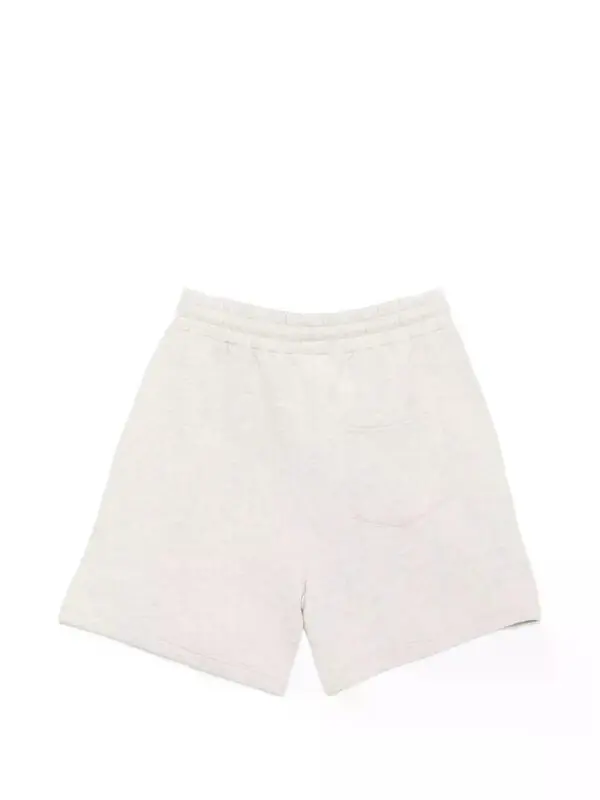 FLANEUR Drawstring Embroidered Shorts - Neutrals