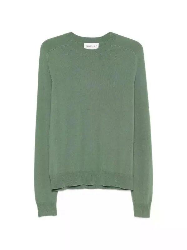 Eric Bompard Cashmere Round-neck Jumper - Green