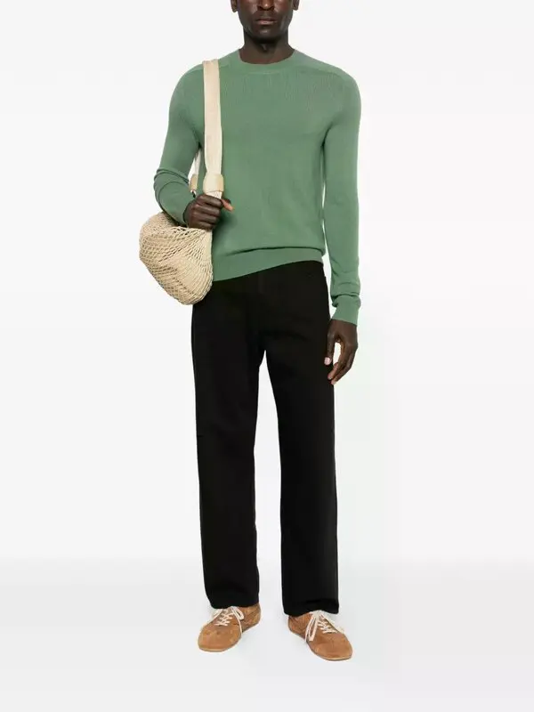 Eric Bompard Cashmere Round-neck Jumper - Green
