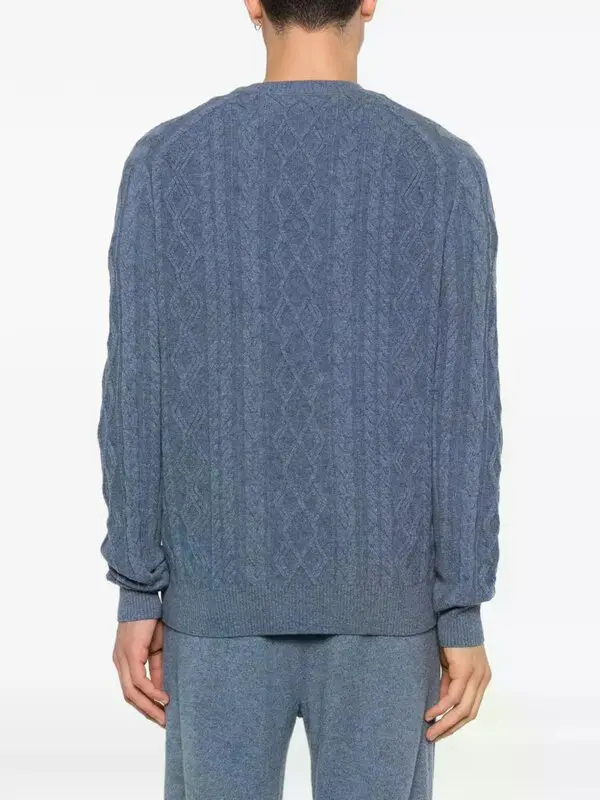 Eric Bompard Cable-knit Crew-neck Sweater