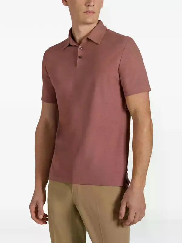 ZANONE Short-sleeves Polo Shirt - Pink