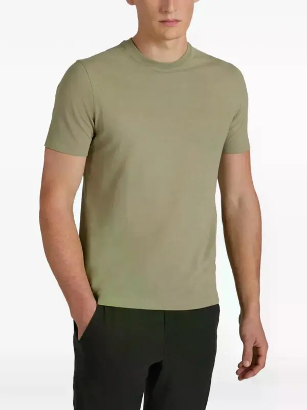 ZANONE Crew-neck Short-sleeve T-shirt - Green