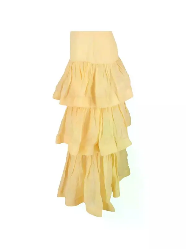 Zimmermann Coaster Tiered Maxi Skirt