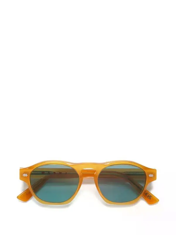 Marni X Retrosuperfuture Yunari Round-frame Sunglasses - Yellow