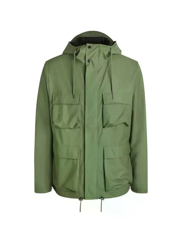 Rains Cargo-pockets Hooded Jacket