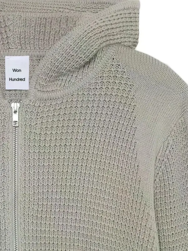WON HUNDRED Glasgow Knitted Hoodie