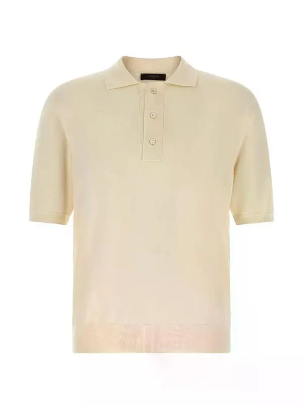 ZANONE Knit Button Polo Shirt