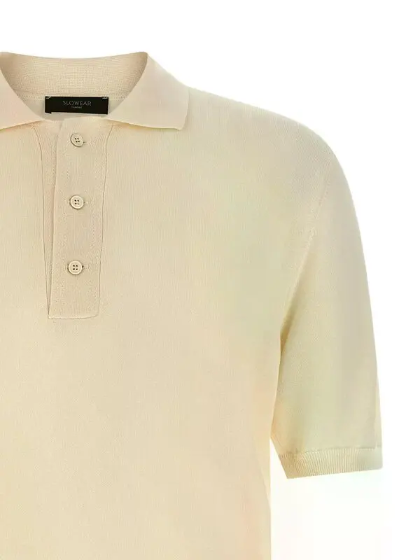 ZANONE Knit Button Polo Shirt
