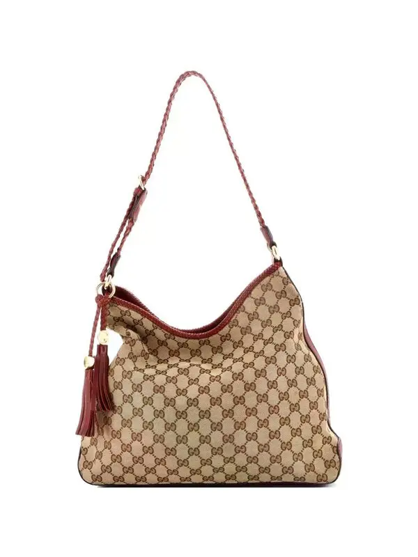 Gucci Marrakech Gg Canvas Medium Hobo Bag