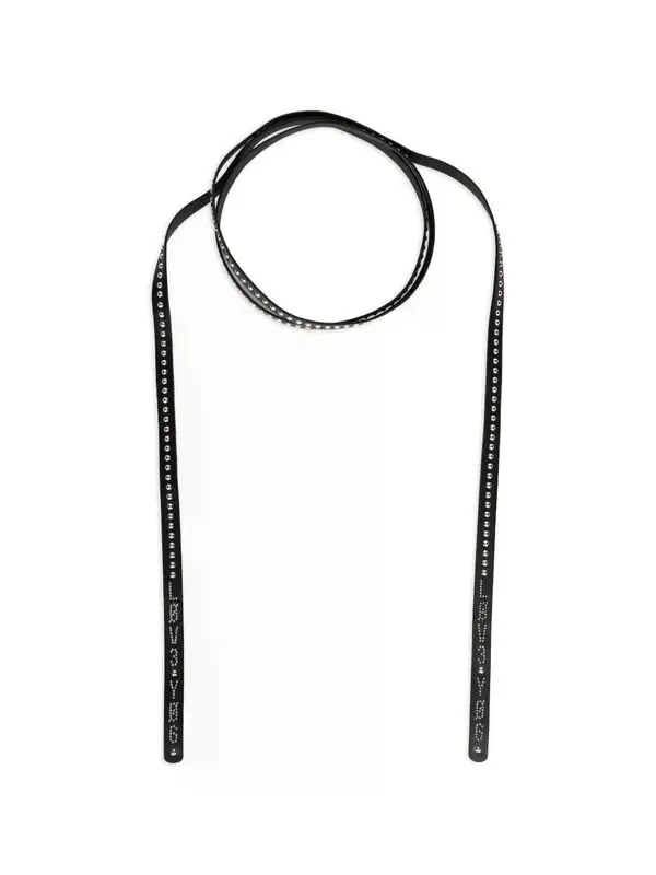 Red Valentino Studded Necklace - Black