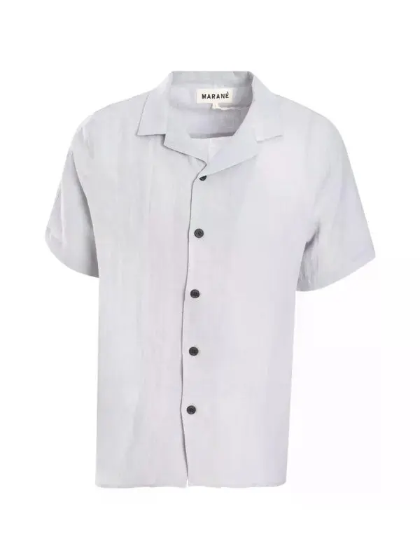 Marané Camp-collar Short-sleeve Shirt - Grey