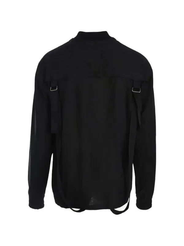 GAËLLE PARIS Strap-detail Bomber Jacket