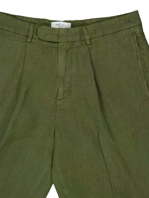 Boglioli Linen Bermuda Shorts