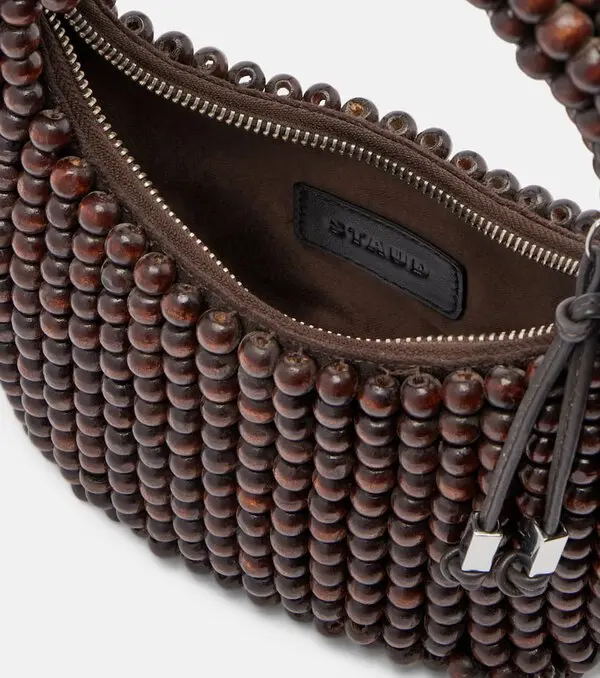 Staud Reef Small Beaded Top-handle Bag