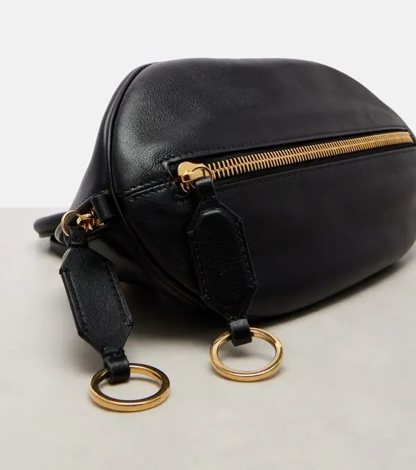 Balenciaga Bolero Mini Leather Top-handle Bag - Black