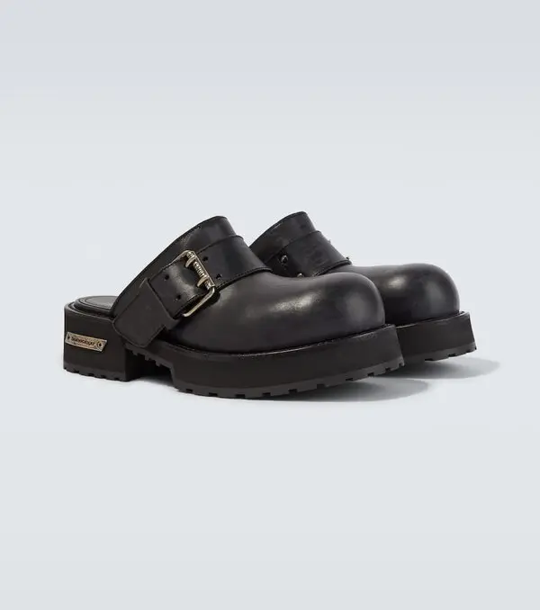 Balenciaga Venom Leather Mules