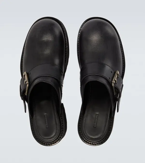 Balenciaga Venom Leather Mules