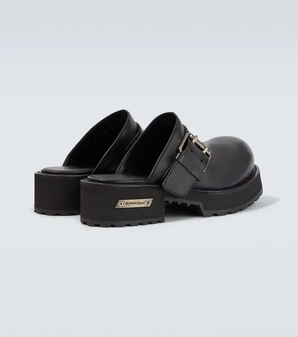 Balenciaga Venom Leather Mules