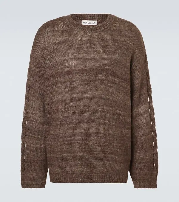 Our Legacy Popover Silk Sweater - Brown