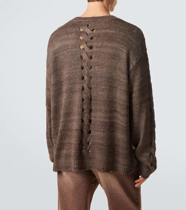 Our Legacy Popover Silk Sweater - Brown