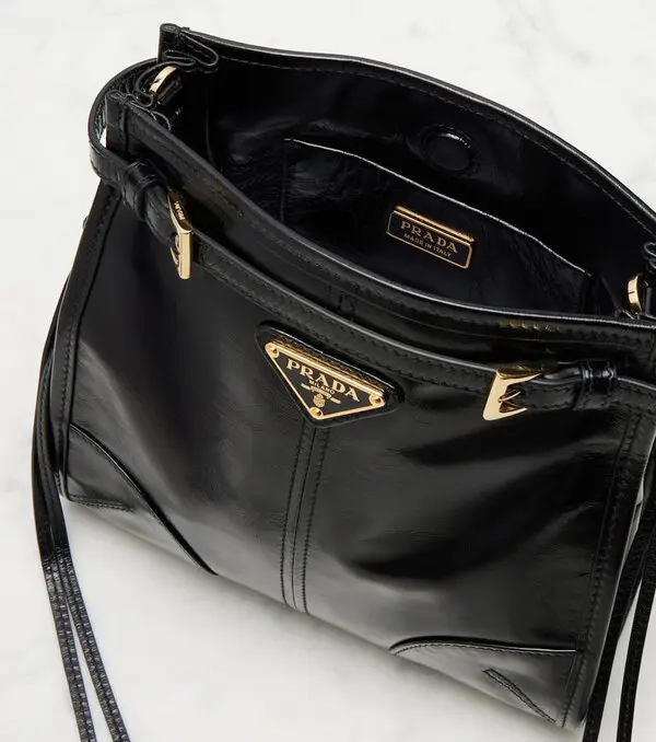Prada Bonnie Mini Leather Shoulder Bag