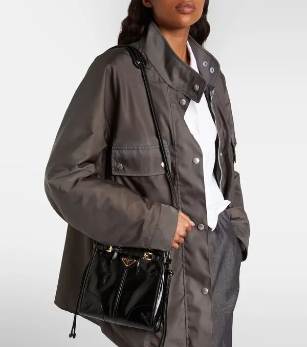 Prada Bonnie Mini Leather Shoulder Bag