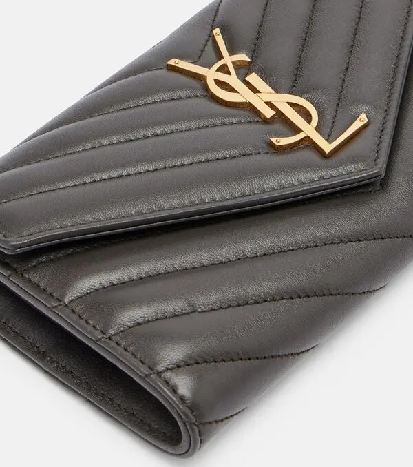 Saint Laurent Cassandre Matelasse Leather Wallet