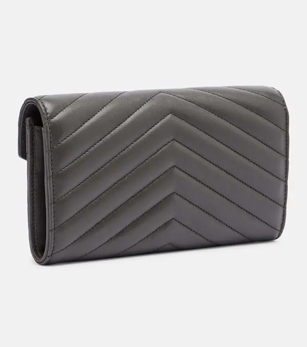 Saint Laurent Cassandre Matelasse Leather Wallet