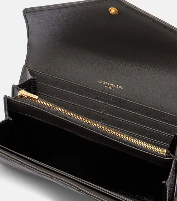 Saint Laurent Cassandre Matelasse Leather Wallet
