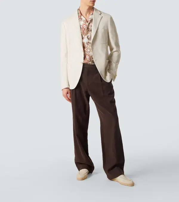Etro Cotton And Wool Blazer