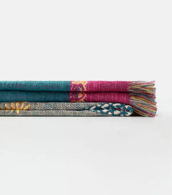 Etro Shanti Embroidered Cotton Throw - Multicoloured