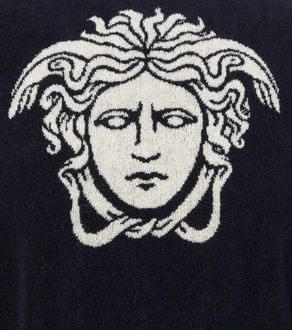 Versace Medusa Cotton Terry Robe