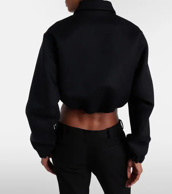 Balenciaga Cropped Blouson Jacket
