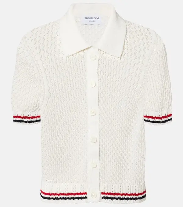 Thom Browne Pointelle Cotton Top