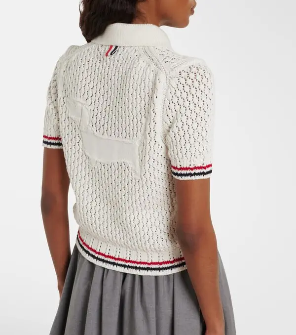 Thom Browne Pointelle Cotton Top