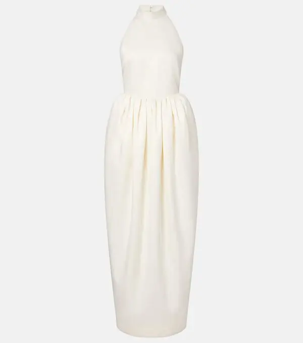 ROTATE BY BIRGER CHRISTENSEN Halterneck Satin Gown