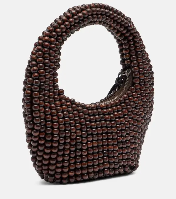 Staud Reef Small Beaded Top-handle Bag