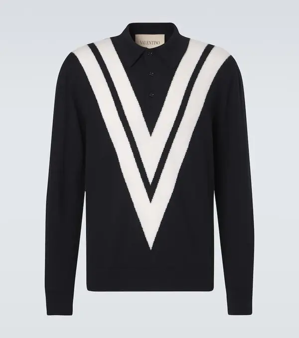 Valentino Garavani Virgin Wool Polo Sweater