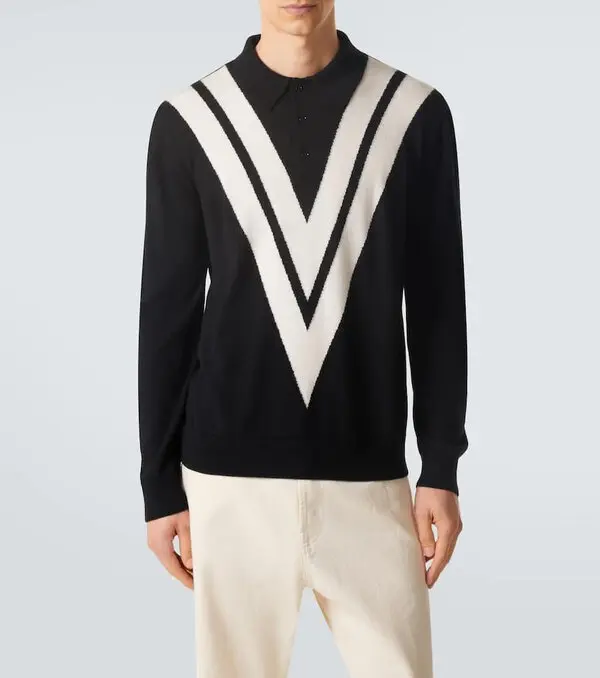 Valentino Garavani Virgin Wool Polo Sweater