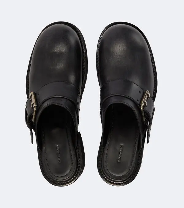 Balenciaga Venom Leather Mules