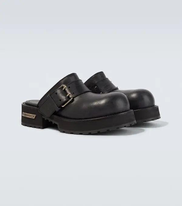 Balenciaga Venom Leather Mules