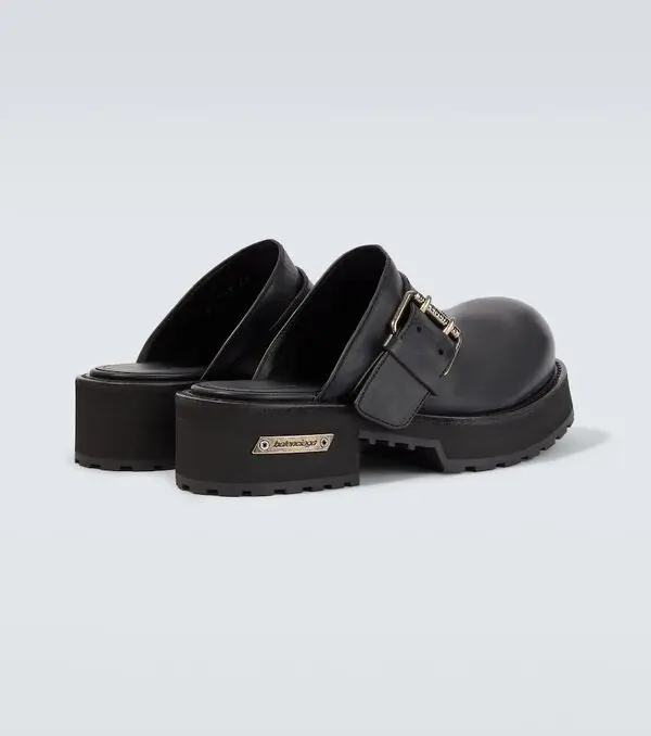 Balenciaga Venom Leather Mules