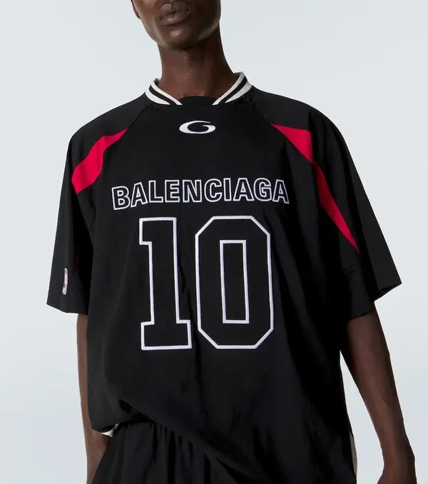 Balenciaga X Nba Logo Cotton Jersey T-shirt