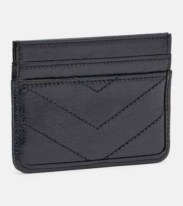 Saint Laurent Niki Patent Leather Card Holder