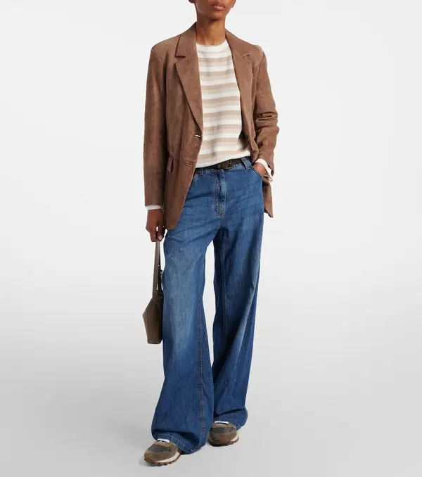 Brunello Cucinelli Suede Blazer