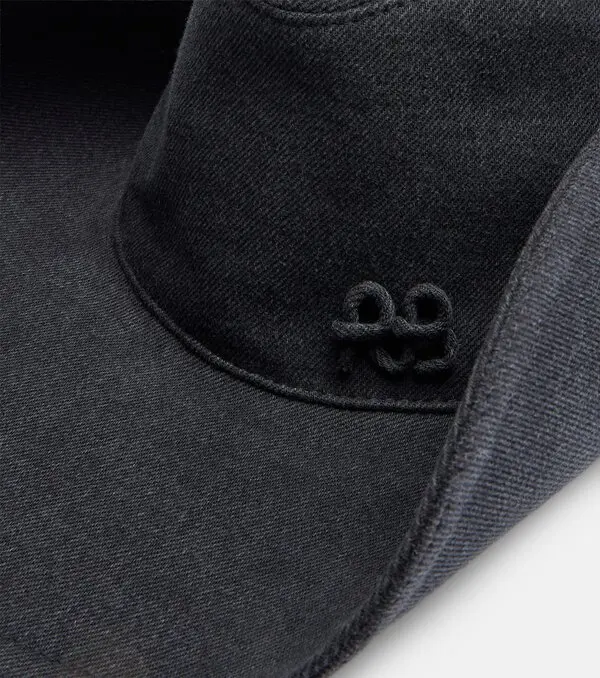 Ruslan Baginskiy Denim Cowboy Hat - Black