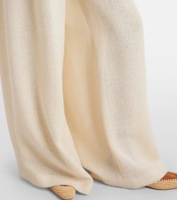 Gabriela Hearst Gelos Alpaca Wide-leg Pants