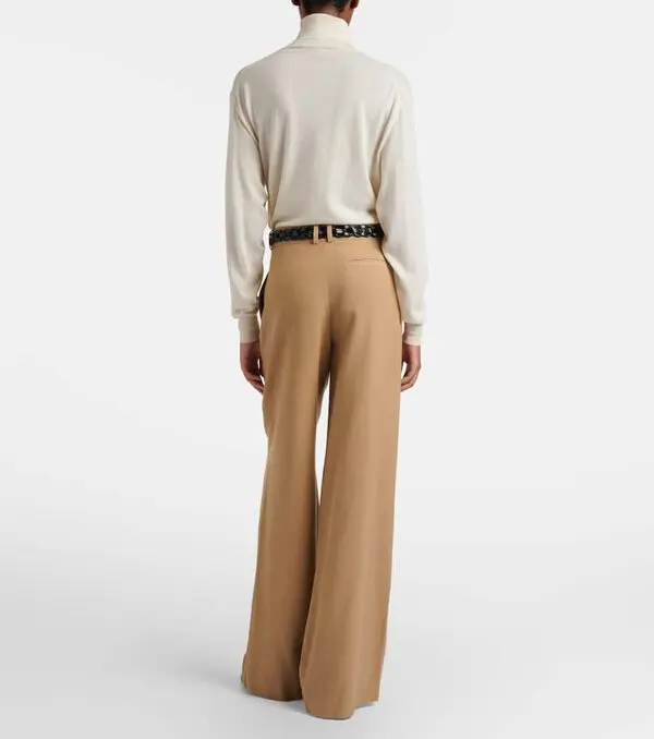 THE ROW Dender Wide-leg Silk Pants