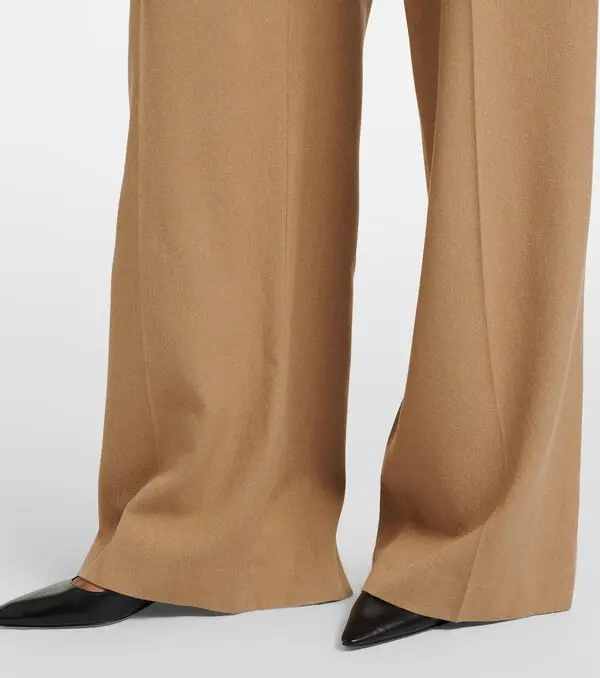 THE ROW Dender Wide-leg Silk Pants
