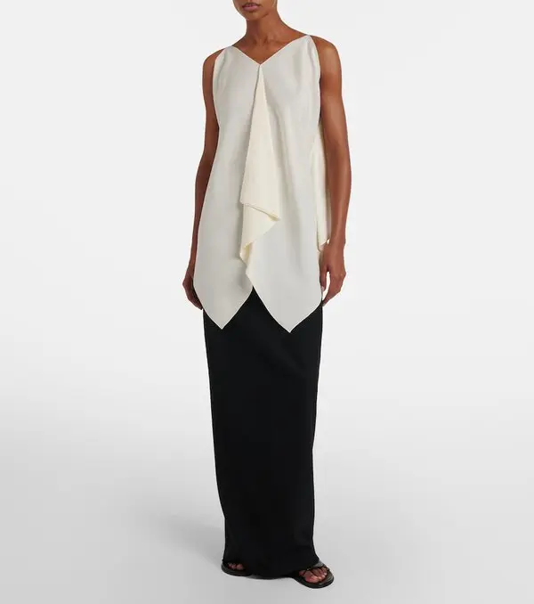 THE ROW Bartelle Wool Maxi Skirt